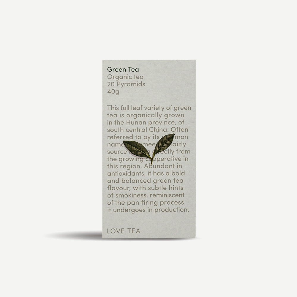 Green Tea Pyramid Tea Bags – LOVE TEA